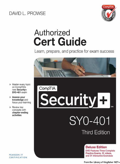 کتاب CompTIA® Security+ SY0-401 Authorized Cert Guide Deluxe Edition ...